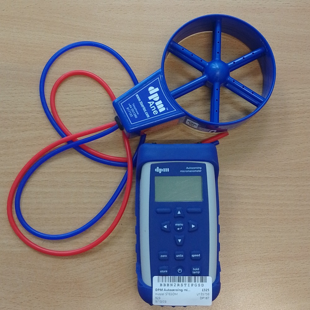 DPM Autozeroing micromanometer and Anemometer - Own4Less